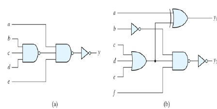 The image contains two logic circuit | StudyX