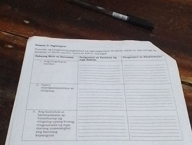 Gawain 3 Paglalagom Gumawa ng kongkretong | StudyX