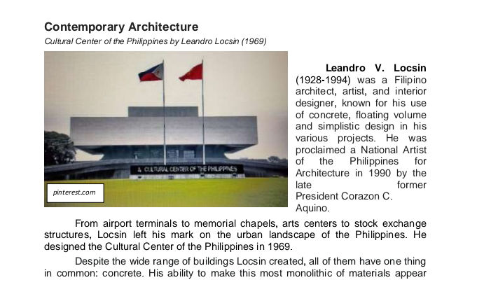 Contemporary ArchitectureCultural Center of | StudyX