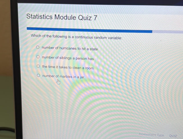 Statistics Module Quiz 7 Which of the | StudyX