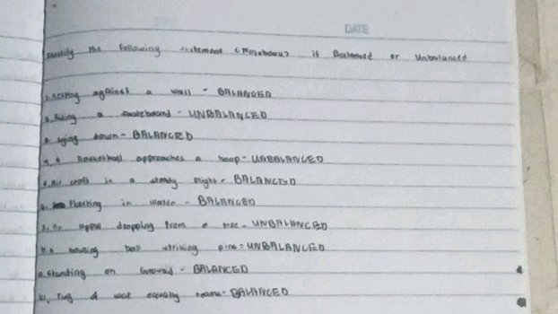 Classify the following statements if | StudyX