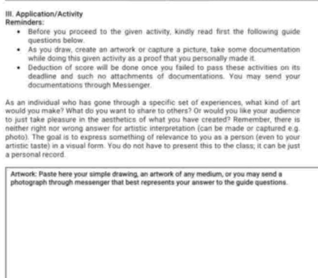 III Application/Activity Reminders Before | StudyX