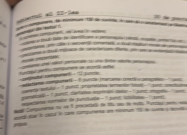 Scrie o compunere de minimum 150 de cuvinte | StudyX