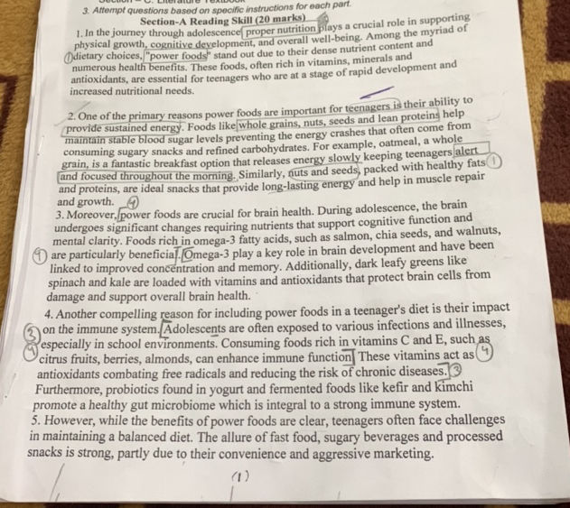 3 Attempt questions based on specific | StudyX