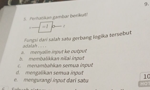 5 Perhatikan gambar berikut X----=1----Z | StudyX