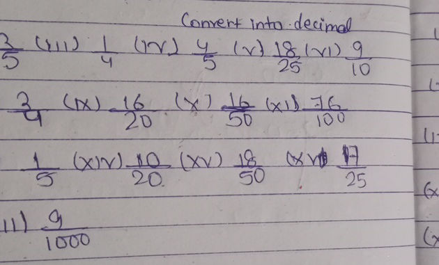 Convert into decimal 35 (x) 14 (x) 45 (x) | StudyX