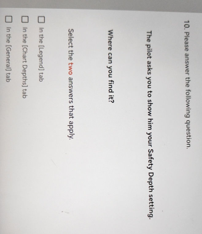 10 Please answer the following question The | StudyX