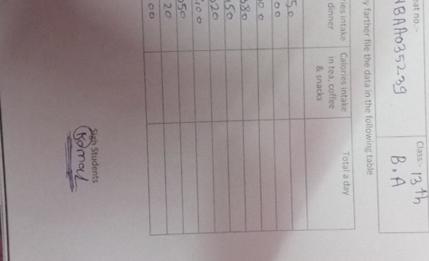 y farther file the data in the following | StudyX