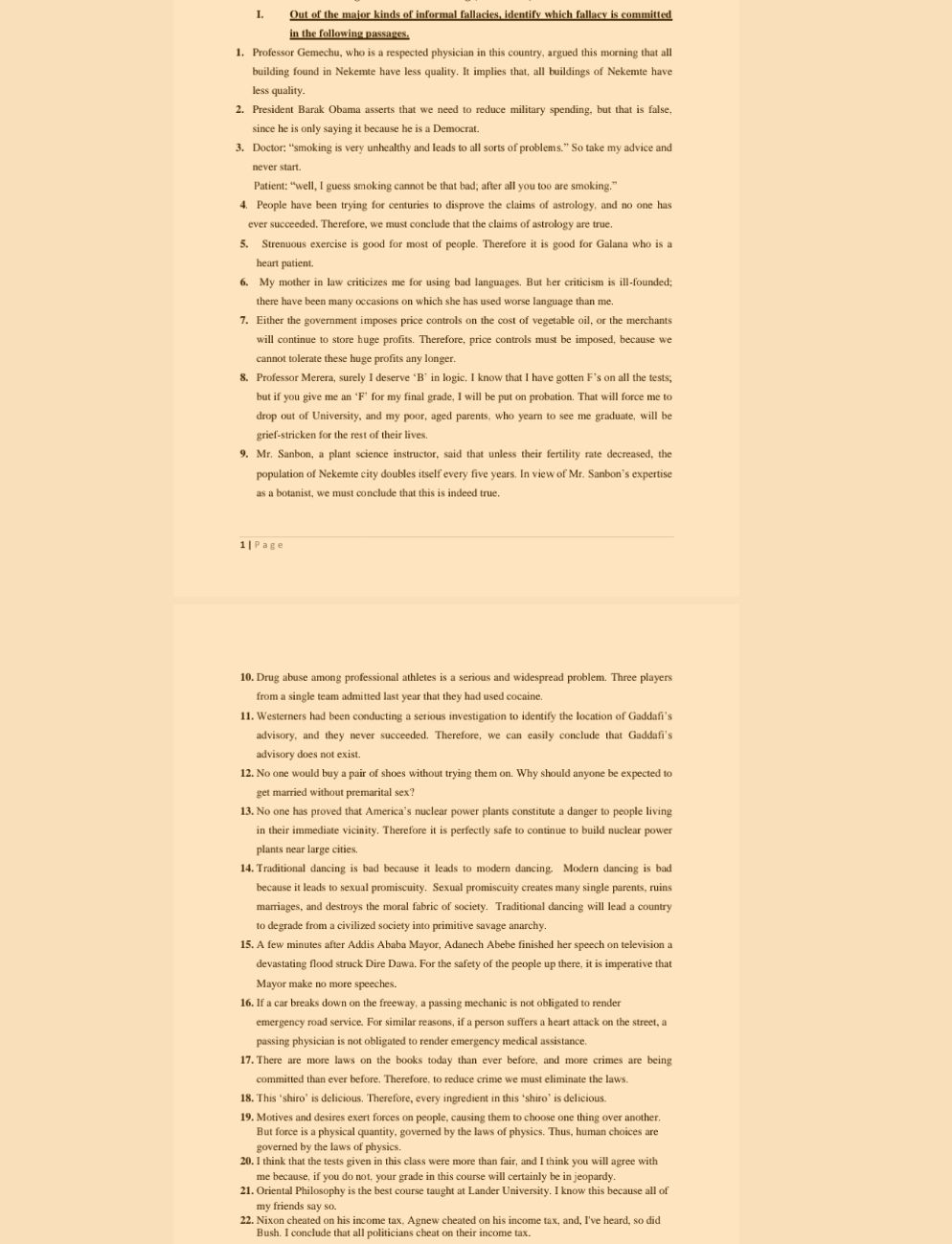 I Out of the major kinds of informal | StudyX