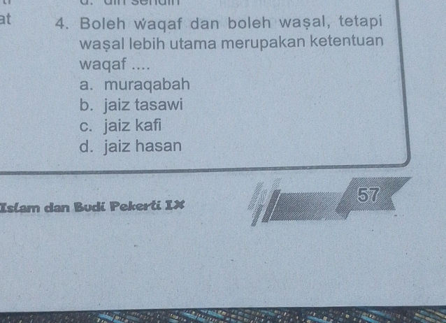4 Boleh waqaf dan boleh wasal tetapi wasal | StudyX
