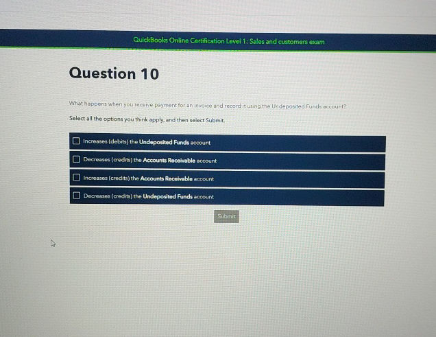 QuickBooks Online Certification Level 1 | StudyX
