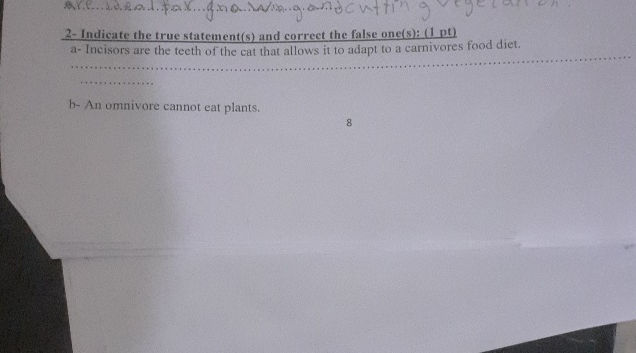 2- Indicate the true statement(s) and | StudyX