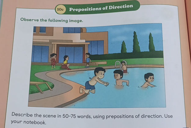10c Prepositions of Direction Observe the | StudyX