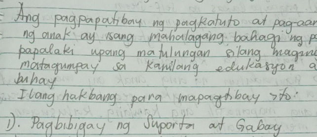 Ang pagpapatibay ng pagkatuto at pag-aaral | StudyX