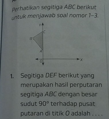Perhatikan segitiga ABC berikut untuk | StudyX