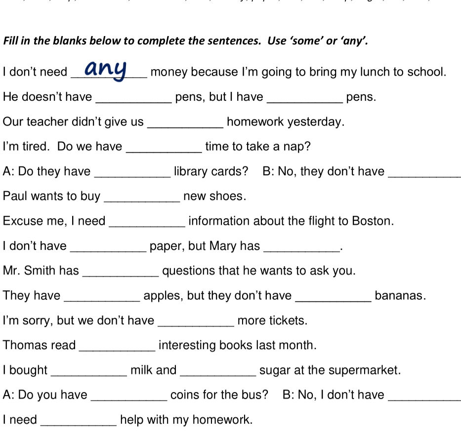 Fill in the blanks below to complete the | StudyX