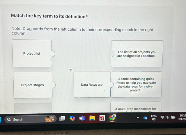 Match the key term to its definition Note | StudyX