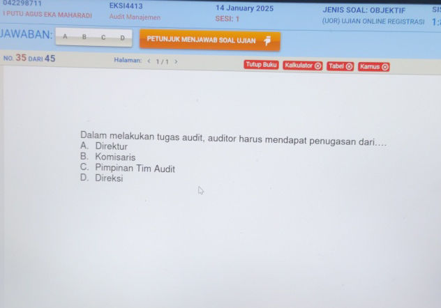 Dalam melakukan tugas audit auditor harus | StudyX