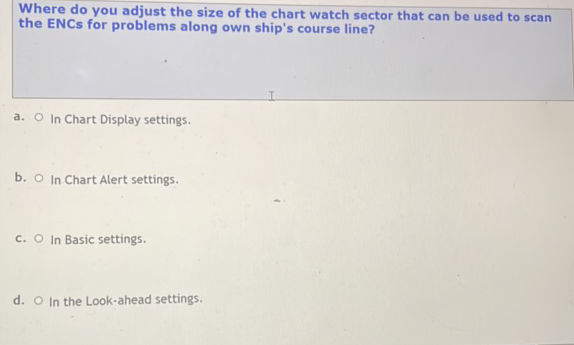 Where do you adjust the size of the chart