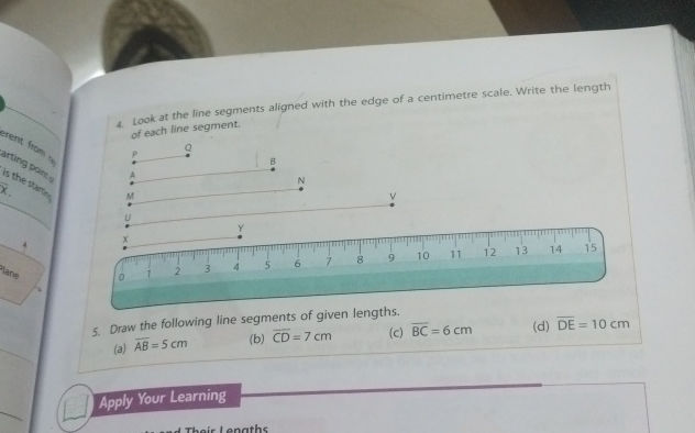 4 Look at the line segments aligned with the | StudyX