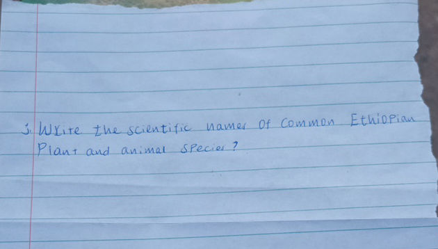 5 Write the scientific names of common | StudyX