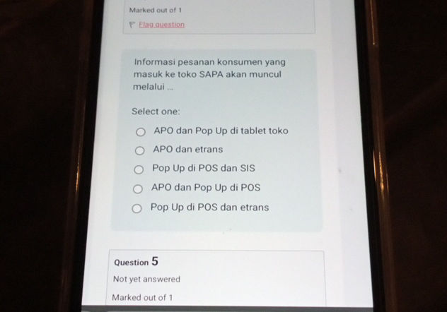 Informasi pesanan konsumen yang masuk ke | StudyX