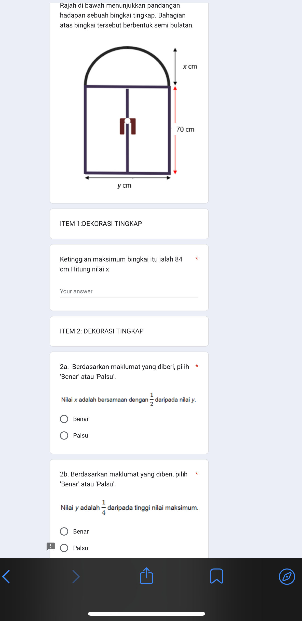 Rajah di bawah menunjukkan pandangan hadapan | StudyX