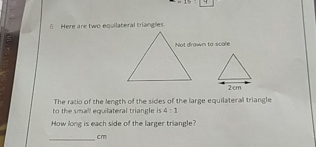 6 Here are two equilateral trianglesThe | StudyX