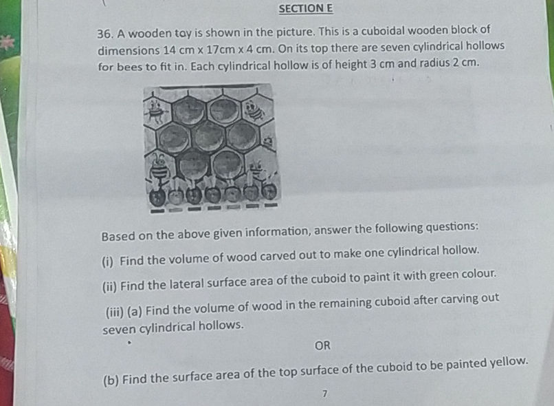 36 A wooden toy is shown in the picture This | StudyX