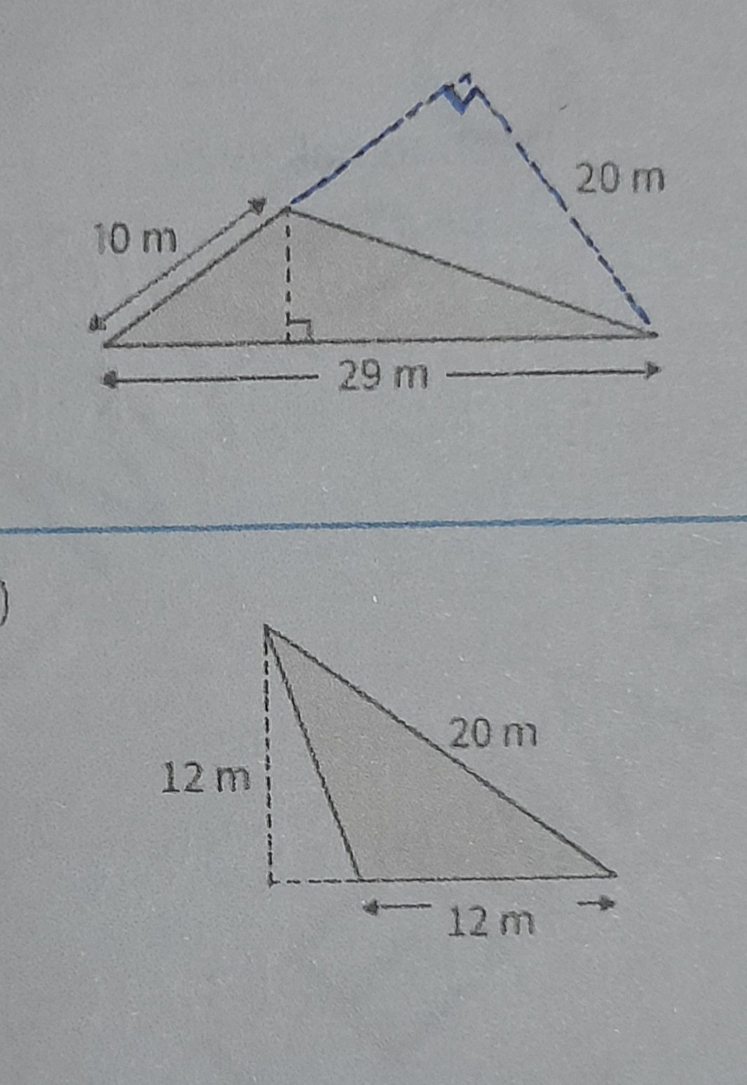 The image contains two triangles The first | StudyX