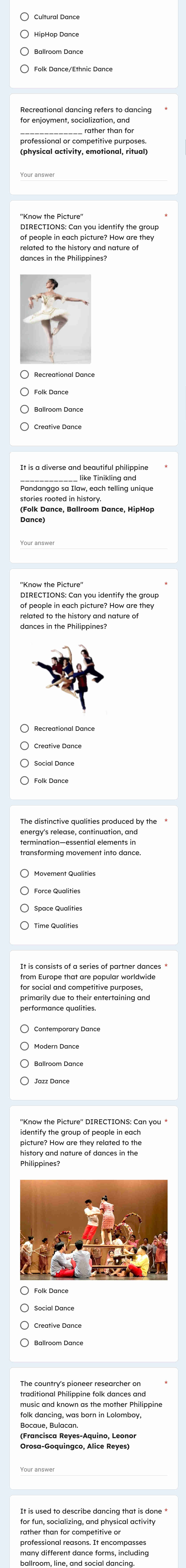 Cultural Dance HipHop Dance Ballroom Dance | StudyX