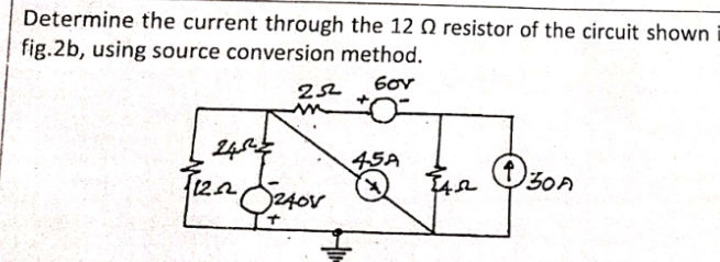 Determine the current through the 12 | StudyX