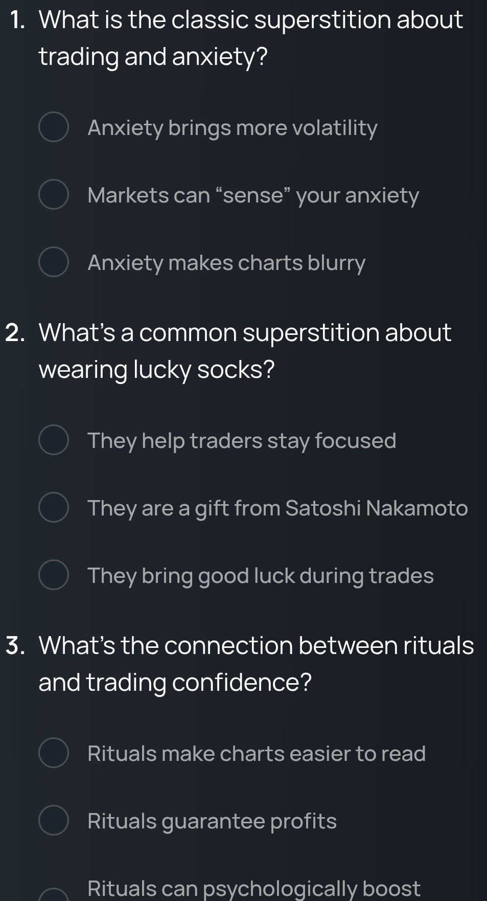 1 What is the classic superstition about | StudyX