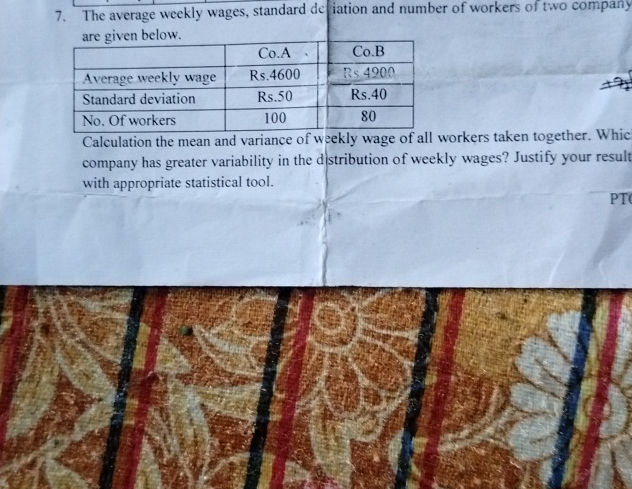 7 The average weekly wages standard | StudyX