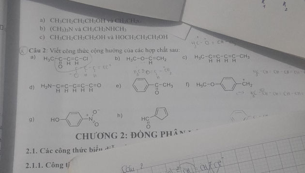 Cu 2 Vit cng thc cng hng ca cc hp cht sau a) | StudyX