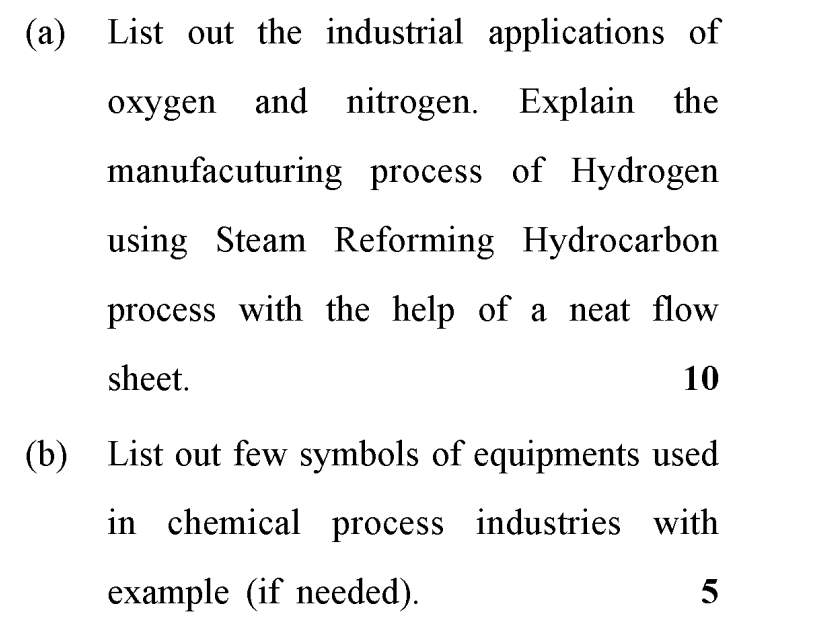 (a) List out the industrial applications of | StudyX