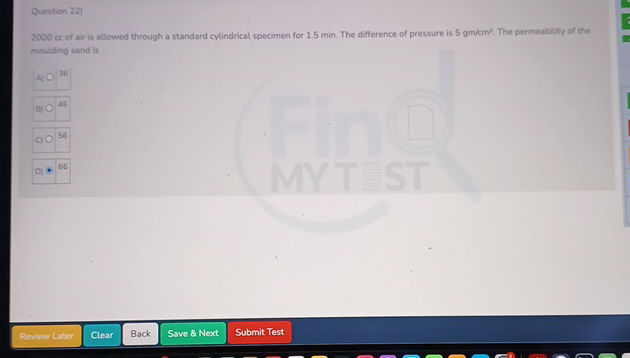Question 22) 2000 cc of air is allowed | StudyX