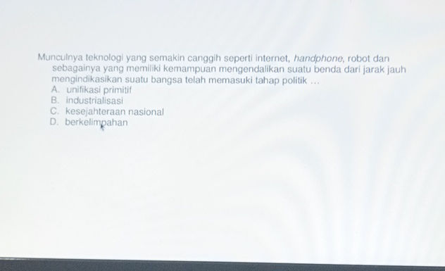 Munculnya teknologi yang semakin canggih | StudyX