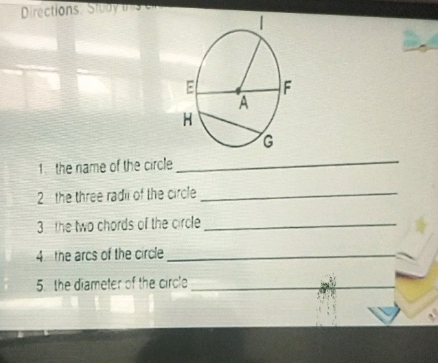Directions Study the figure Then answer the | StudyX