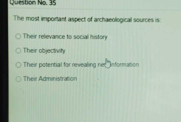 Question No 35 The most important aspect of | StudyX