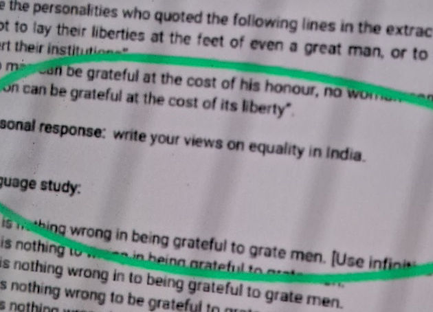 Personal response write your views on | StudyX