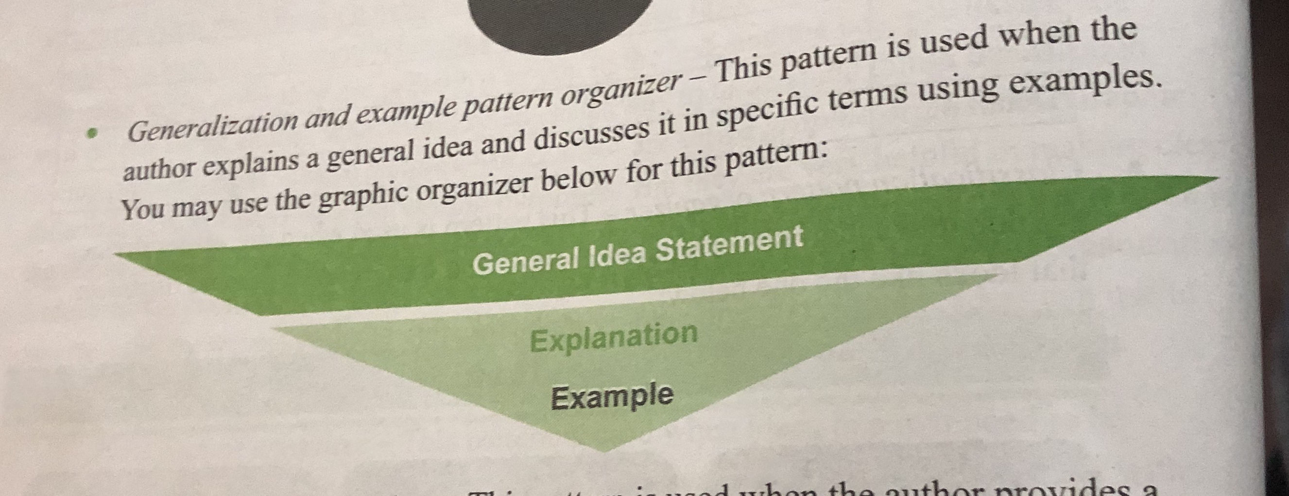 Generalization and example pattern organizer | StudyX