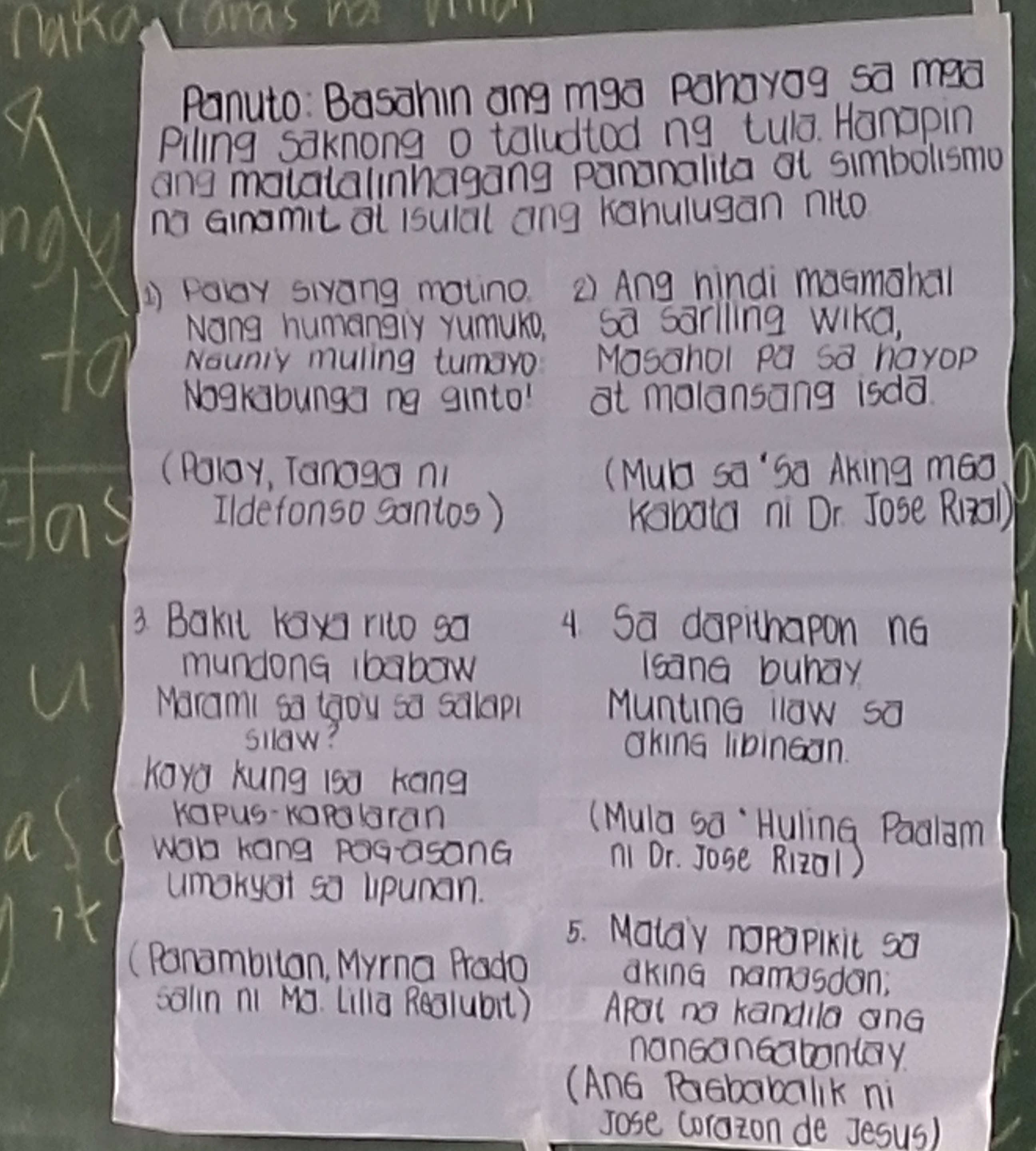 Panuto Basahin ang mga pahayag sa mga piling | StudyX