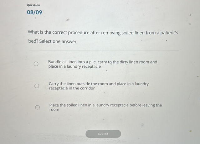 What is the correct procedure after removing | StudyX