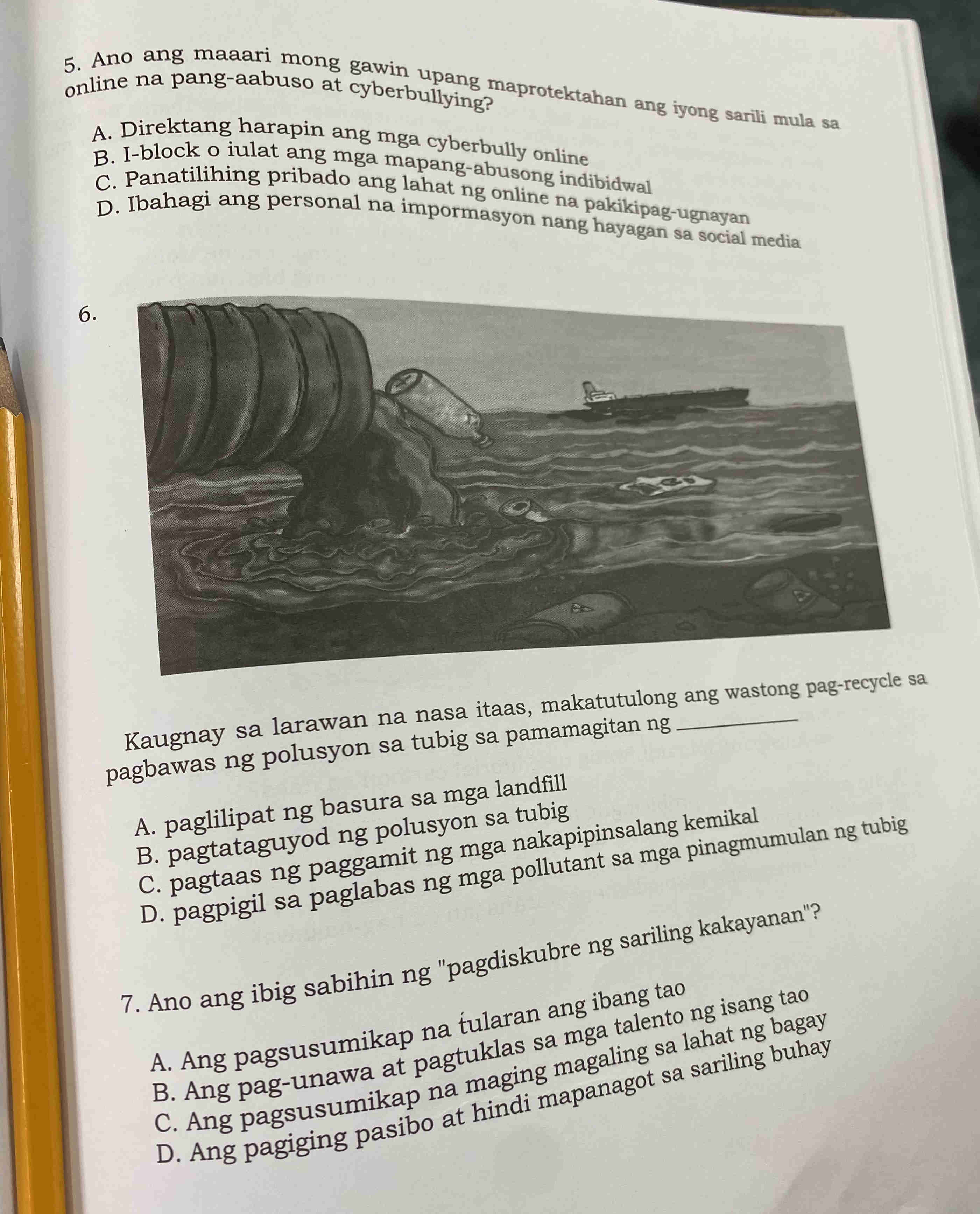 5 Ano ang maaari mong gawin upang | StudyX