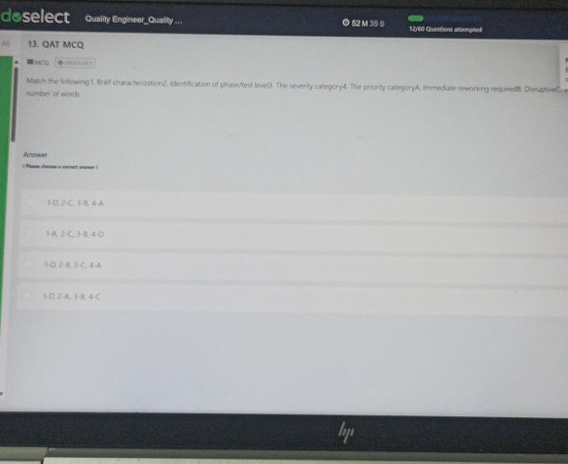 Match the following 1 Brief characterization | StudyX