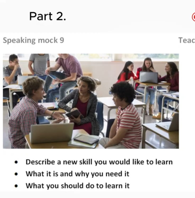 Part 2 Speaking mock 9 Describe a new skill | StudyX