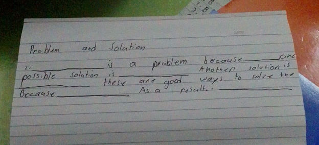 Problem and Solution 2 is a problem because | StudyX