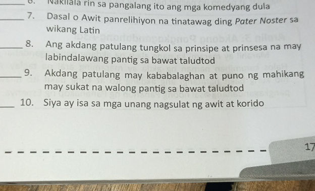 6 Nakilala rin sa pangalang ito ang mga