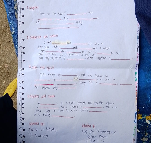 1 Sequence 1 Here are the steps in First | StudyX